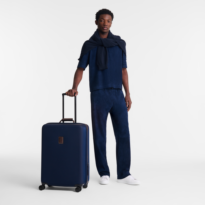 Suitcase L Boxford Blue (24018080127) | Longchamp CA