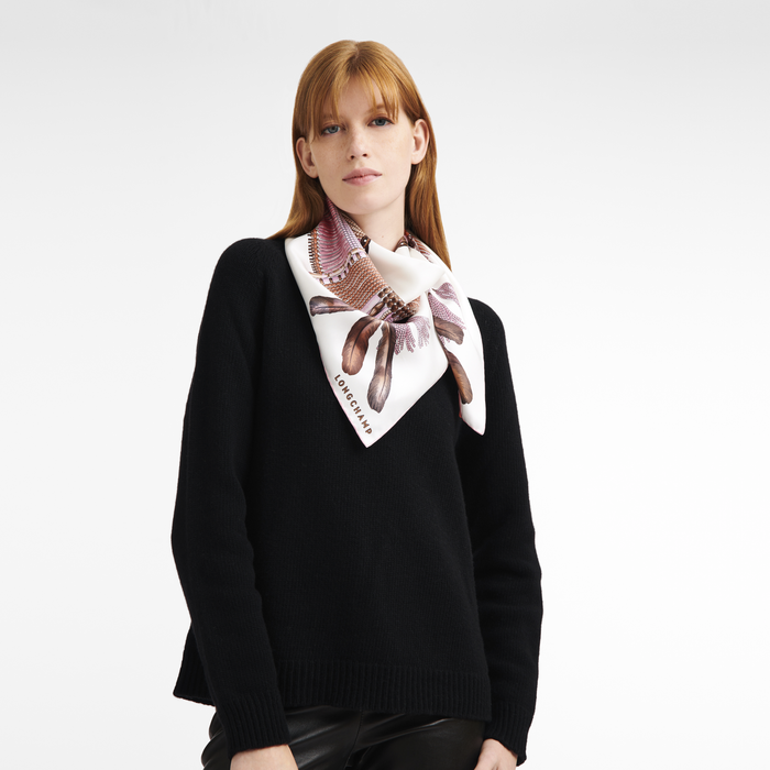 Carré de soie 90 Collection Printemps/Été 2023 Rose (L6379SOI018 ...