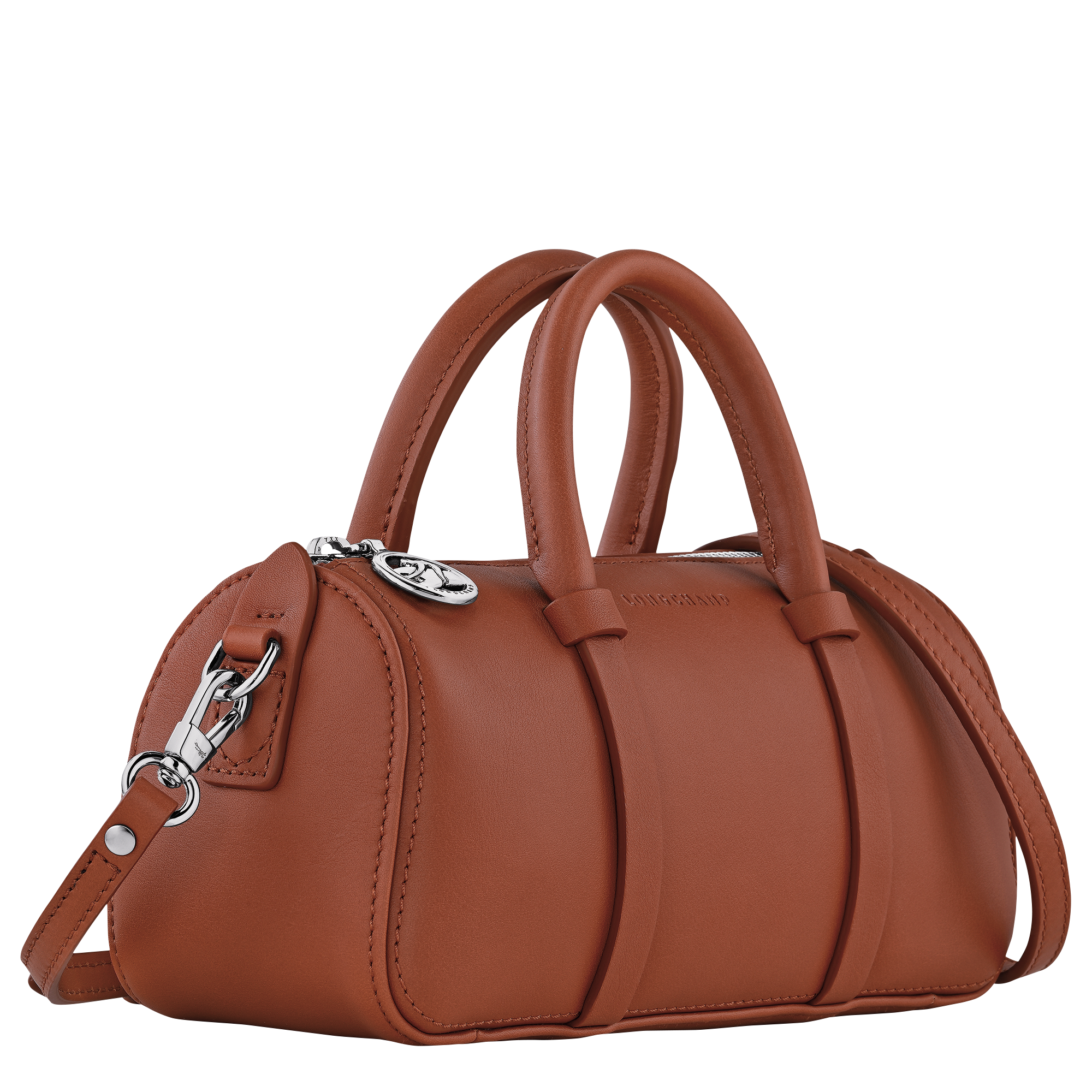 Daylong S Handbag Cognac - Leather | Longchamp US