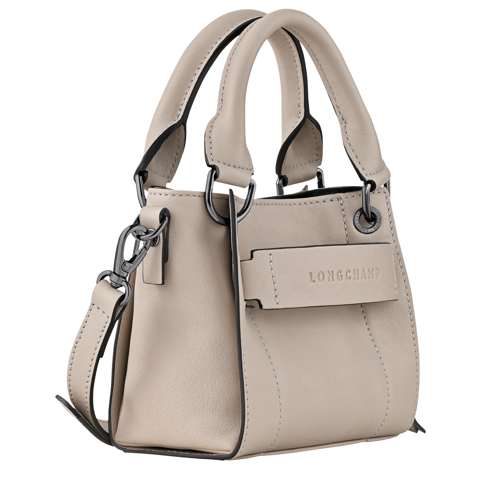 Longchamp 3D XS Handbag Clay - Leather | Longchamp US