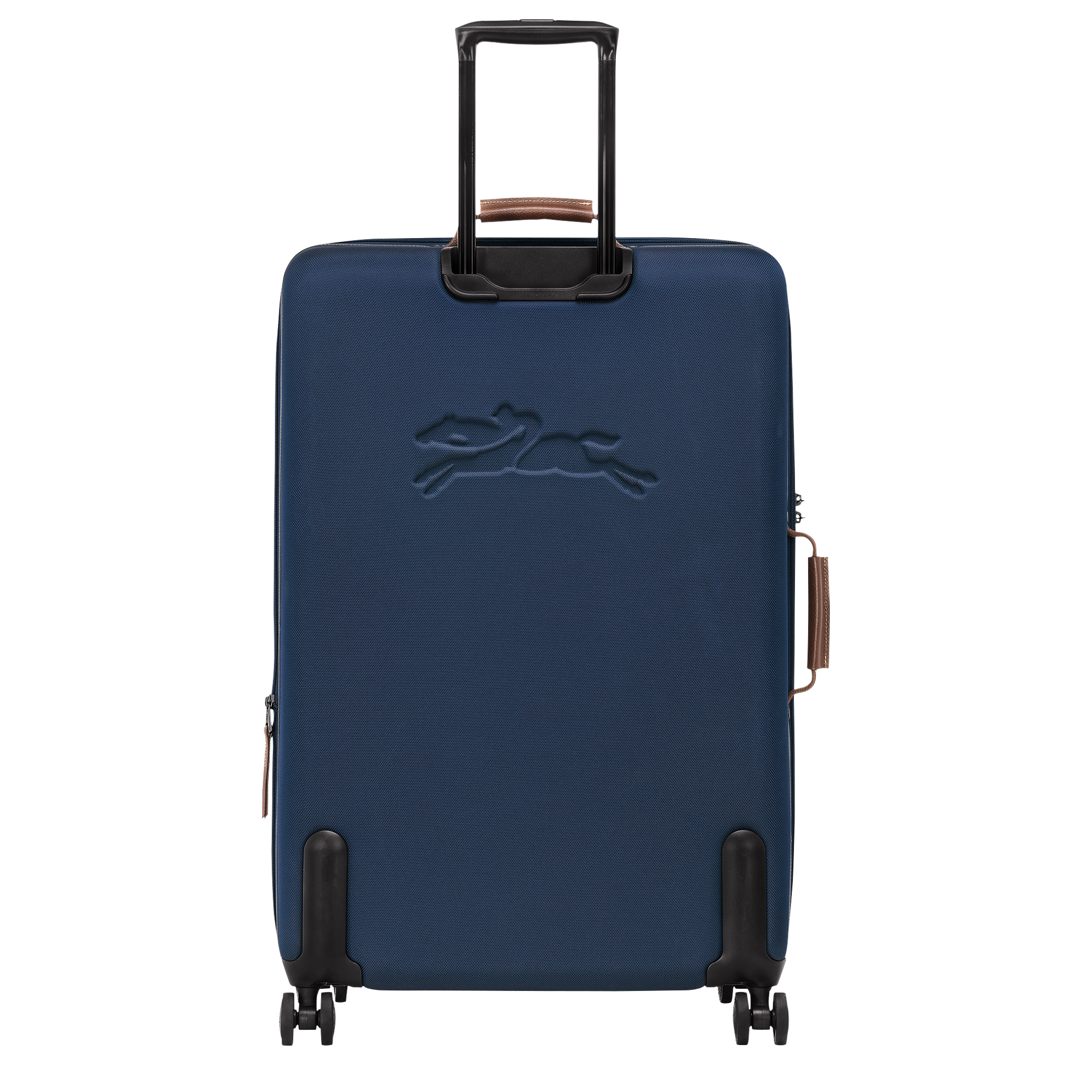 Boxford XL Suitcase Blue - Recycled canvas | Longchamp US