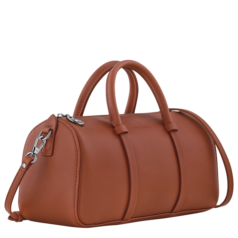 Daylong M Handbag Cognac - Leather | Longchamp AU