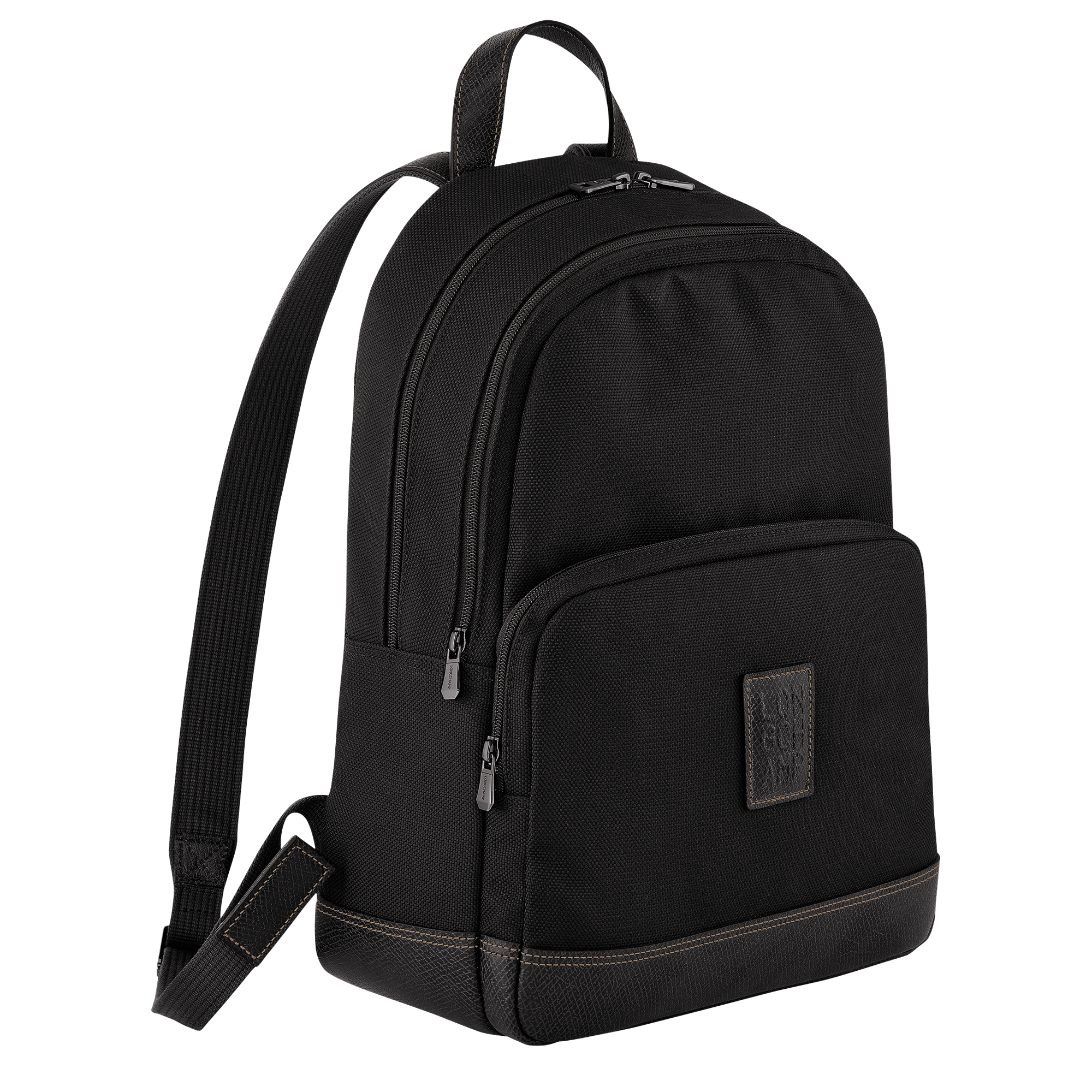 Boxford Backpack Black - Recycled canvas | Longchamp US