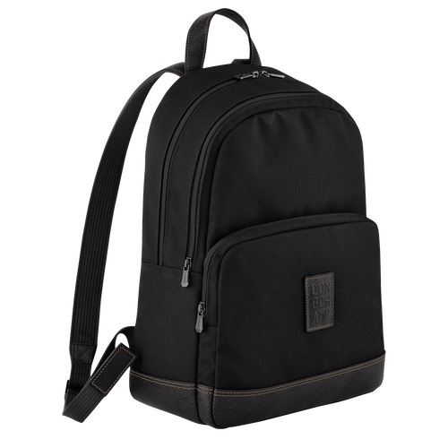 Boxford Backpack Black - Recycled canvas | Longchamp US