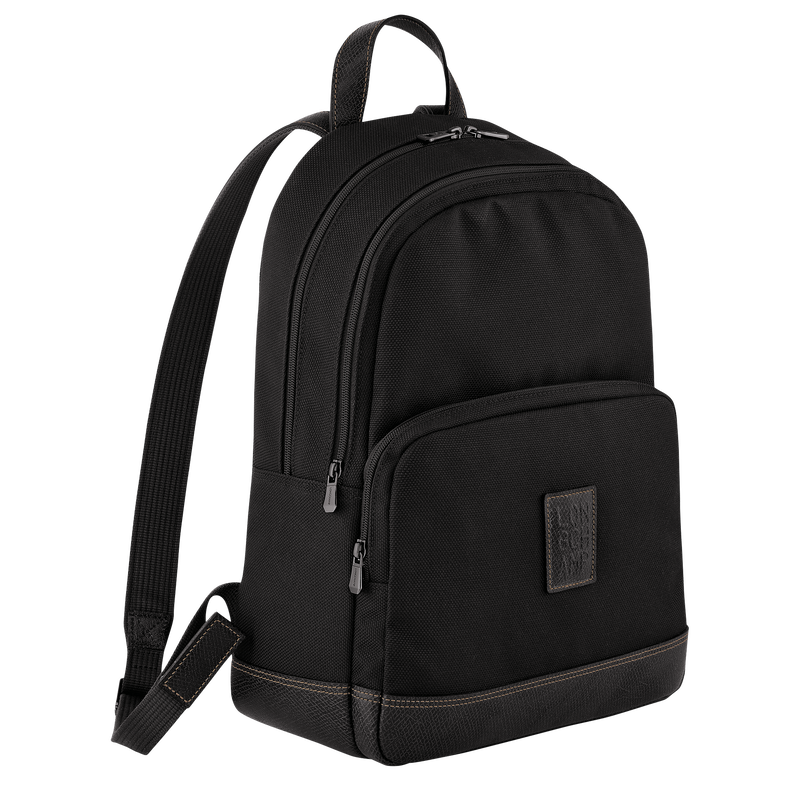 Boxford Backpack Black - Recycled canvas | Longchamp US