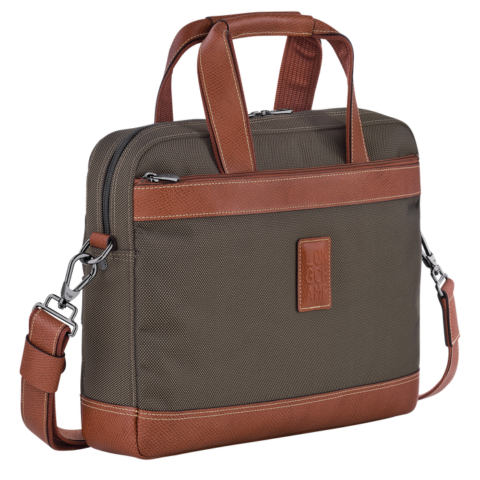 Briefcase S Boxford Brown (L1486080042) | Longchamp US
