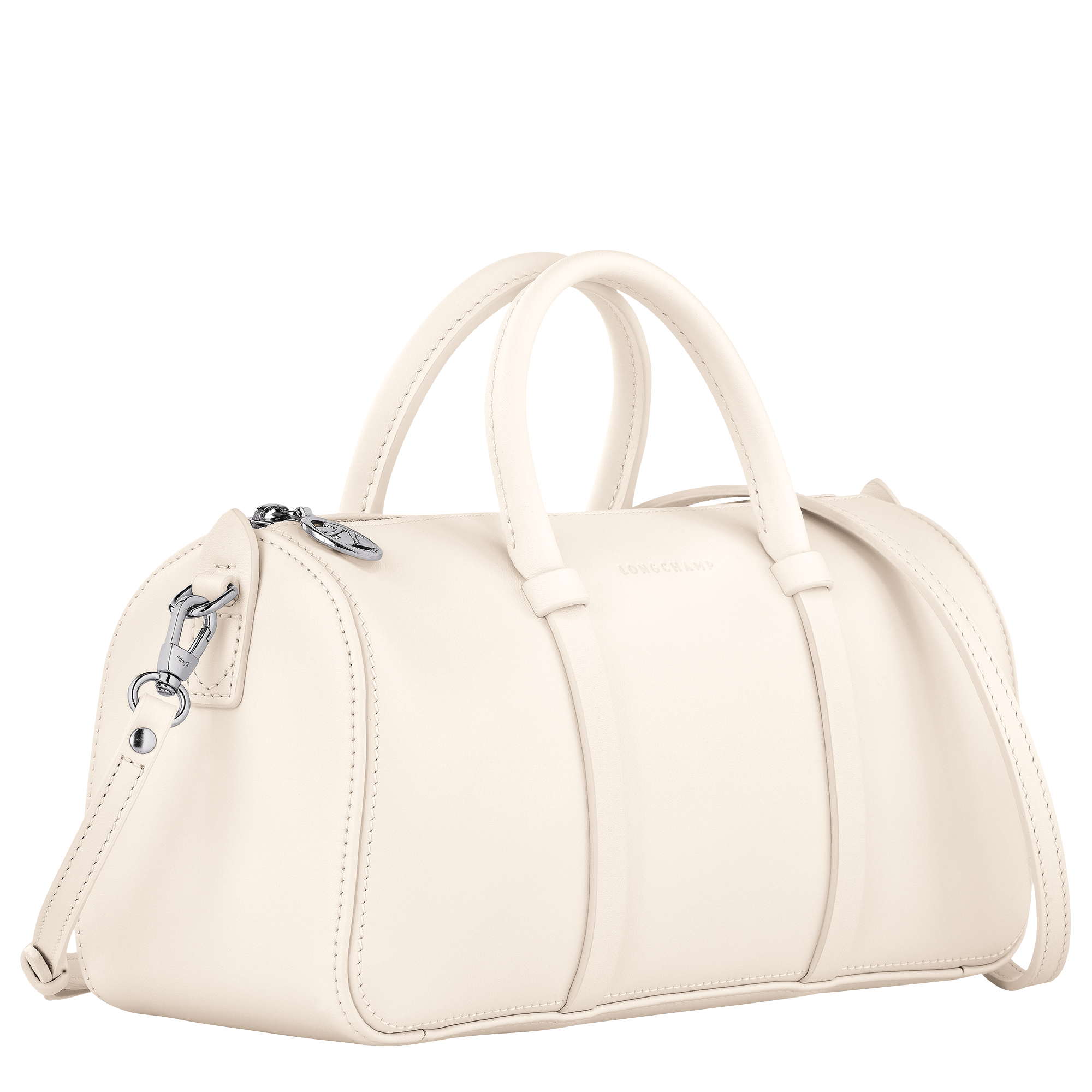 Daylong M Handbag Ecru - Leather | Longchamp US