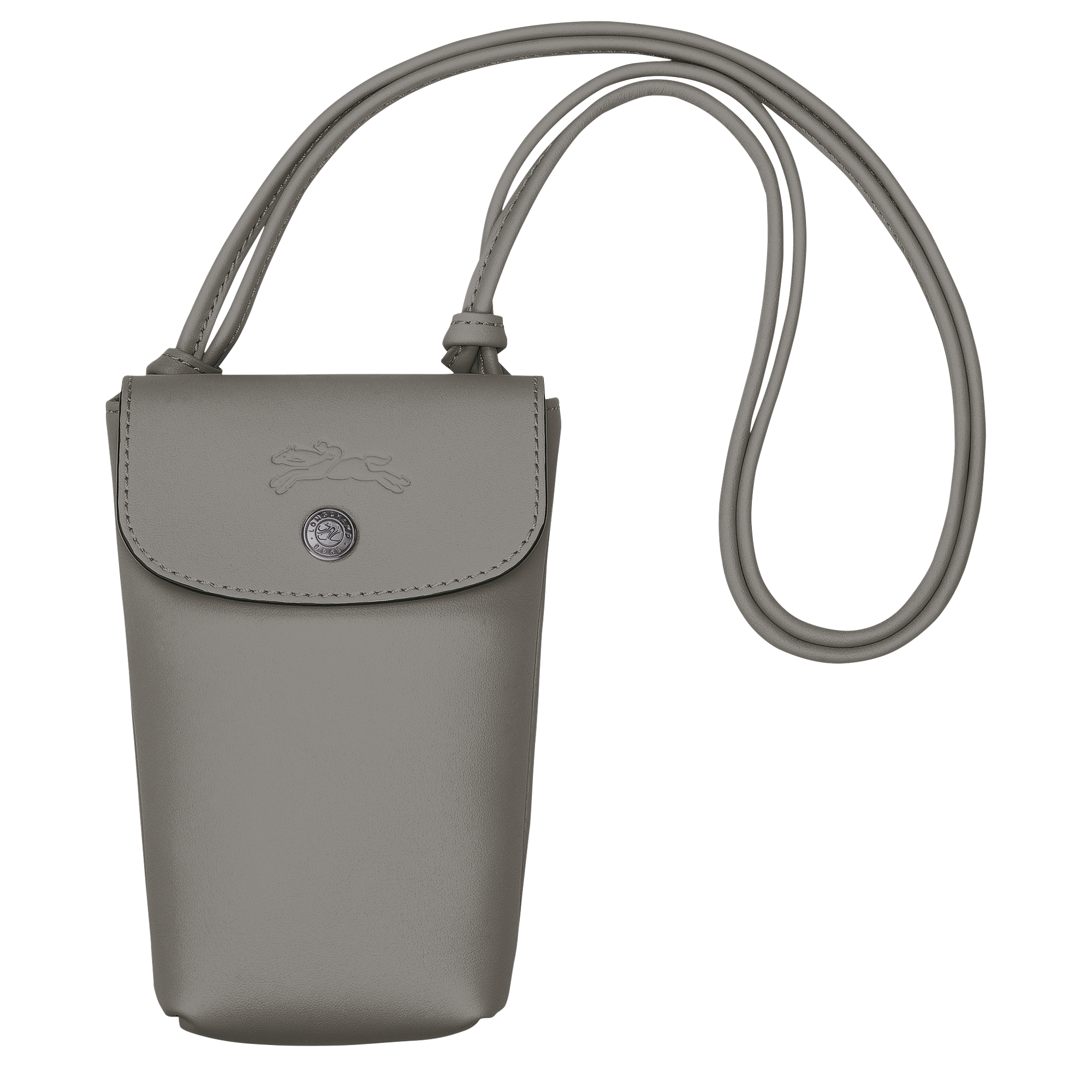 Le Pliage Xtra Phone case with leather lace Turtledove - Leather ...