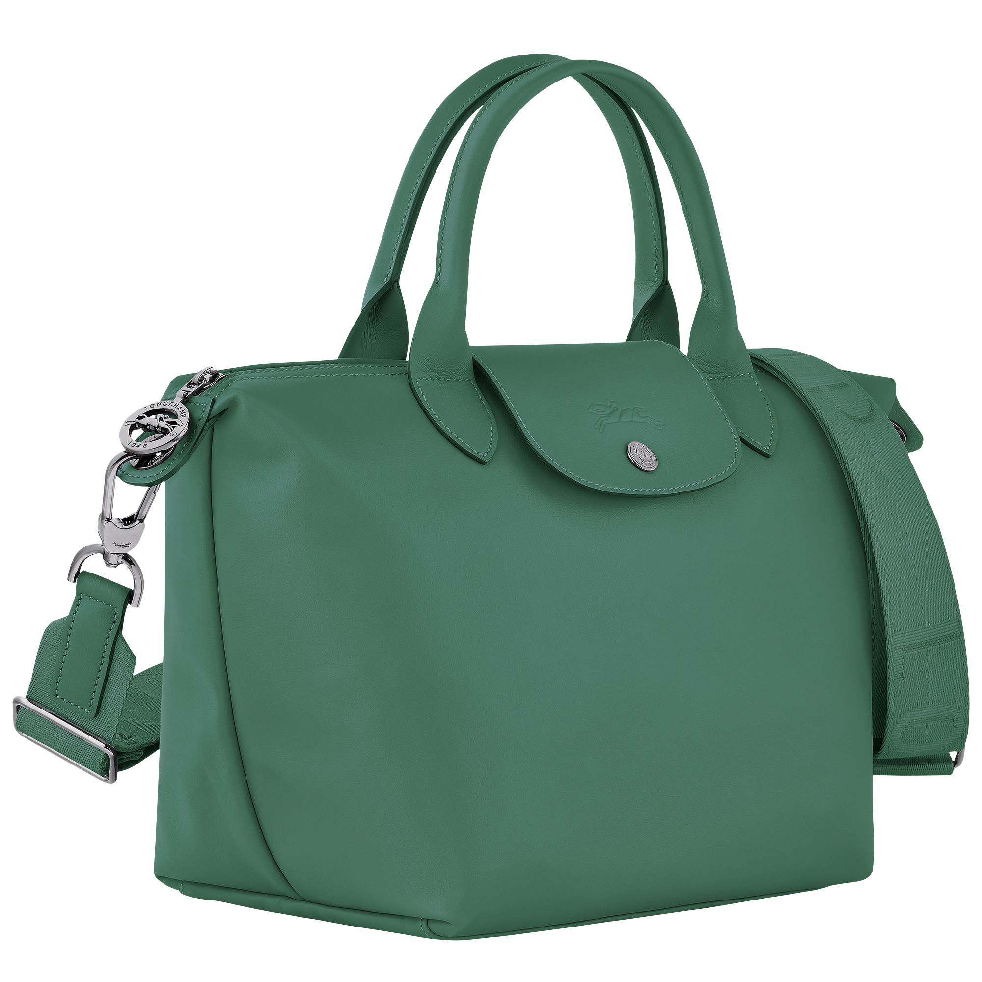 Sac à main S Le Pliage Xtra Cuir - Sauge | Longchamp FR
