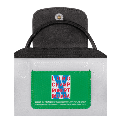 Longchamp x Robert Indiana Pouch Red - Canvas | Longchamp US