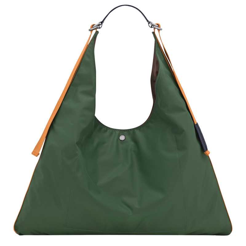 Re-Play XL Shoulder bag British Green/Terra - Canvas | Longchamp US