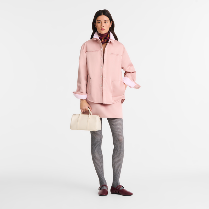 Daylong M Handbag Ecru - Leather | Longchamp US