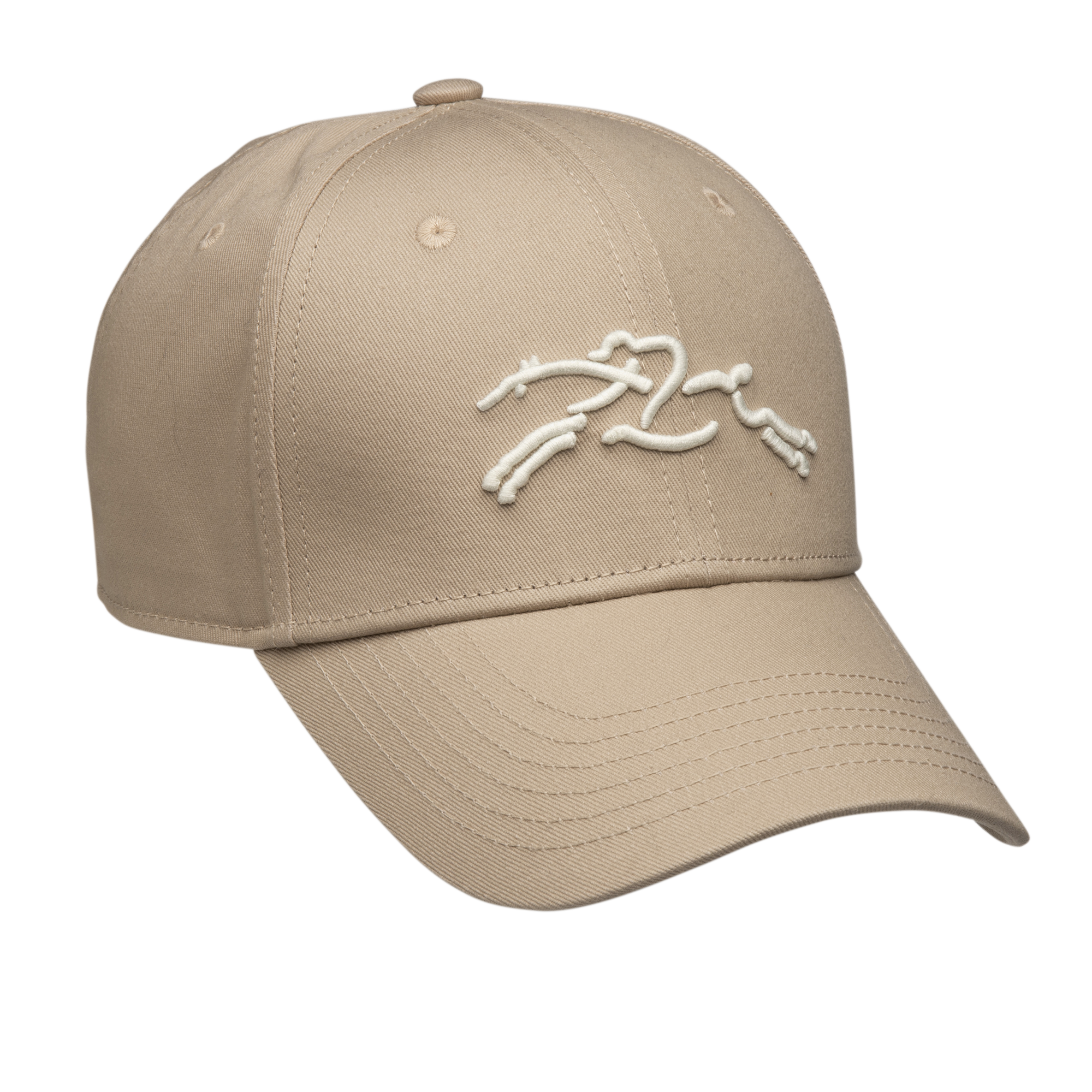 Solid cap Beige - Organic cotton | Longchamp US