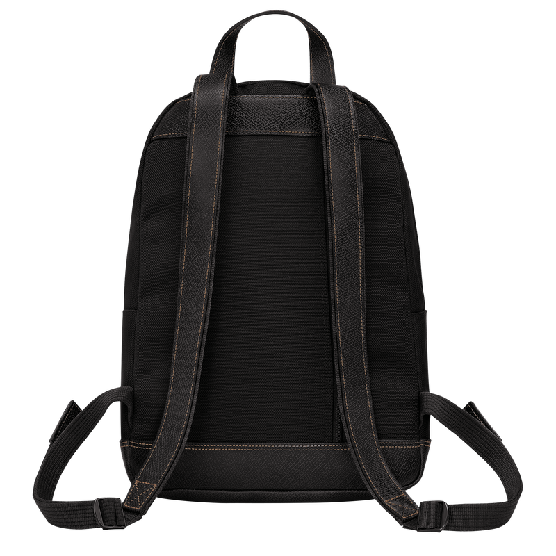 Boxford Backpack Black - Recycled canvas | Longchamp US