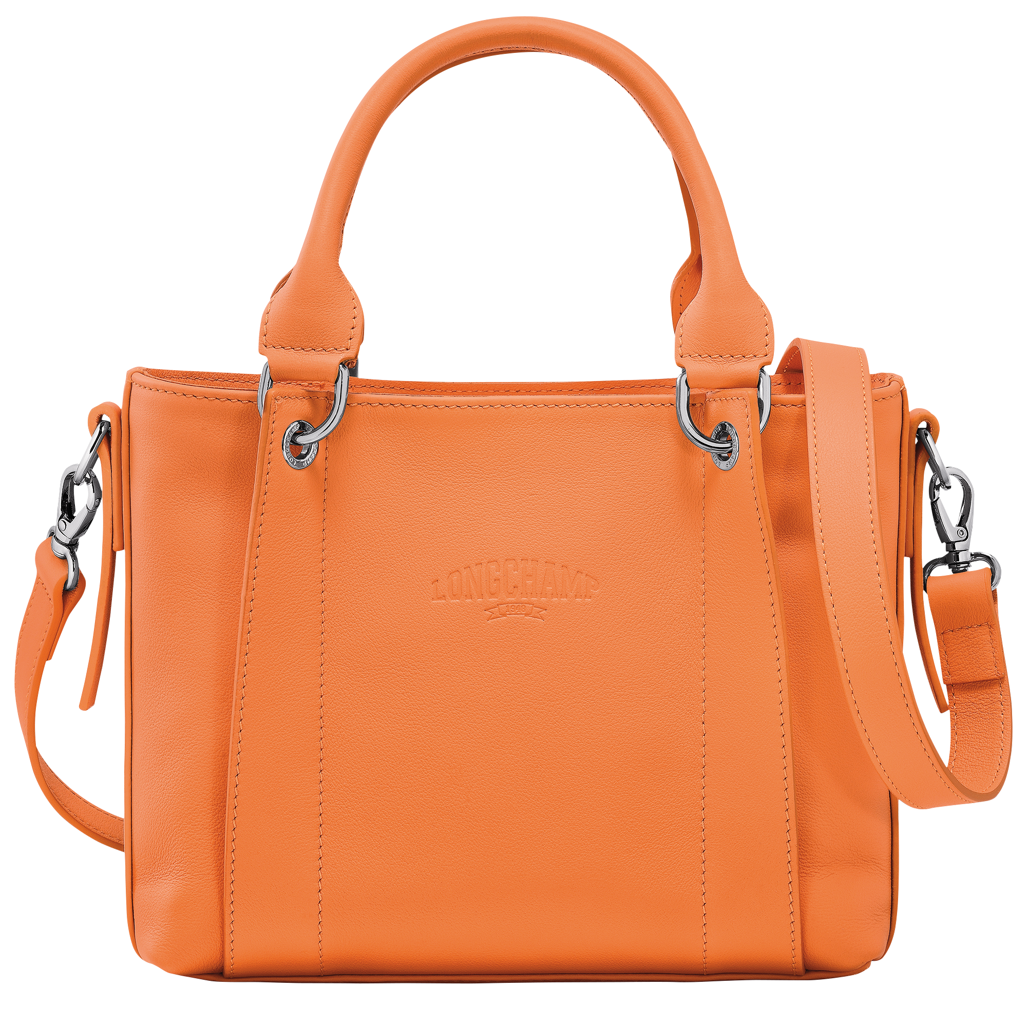 Sac à main S Longchamp 3D Cuir - Orange | Longchamp FR