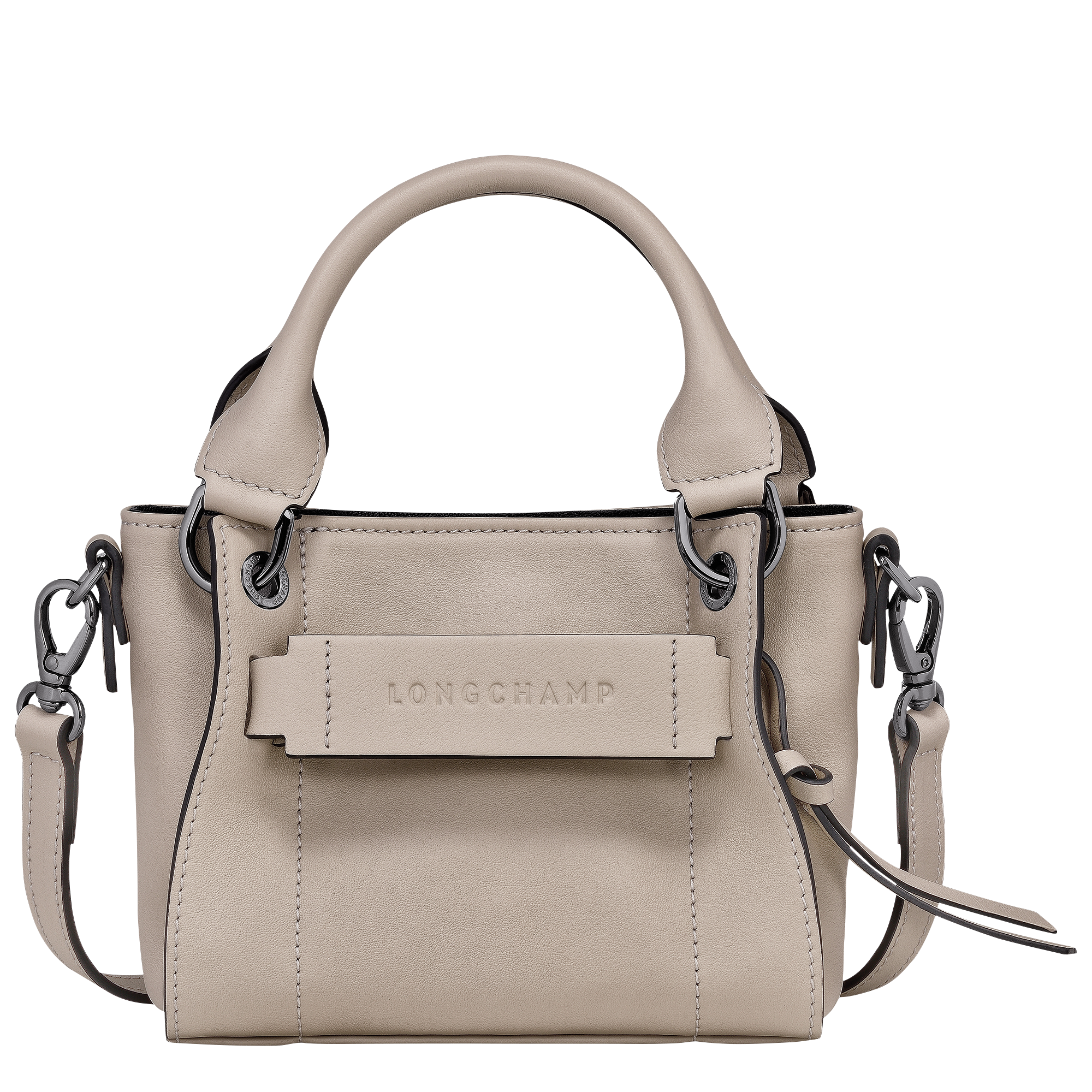 Longchamp 3D XS Handbag Clay - Leather | Longchamp US