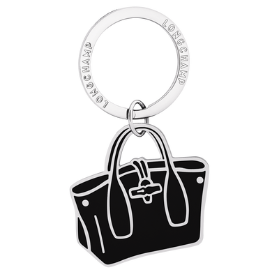 Le Roseau Key rings Black - Metal | Longchamp DK
