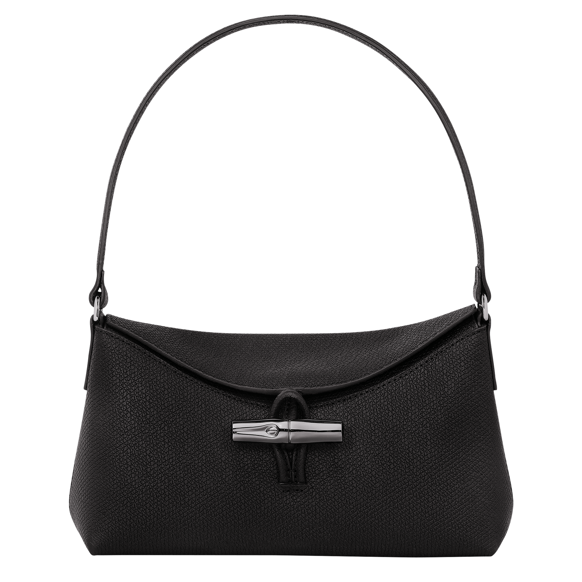 Le Roseau S Hobo bag Black - Leather | Longchamp US