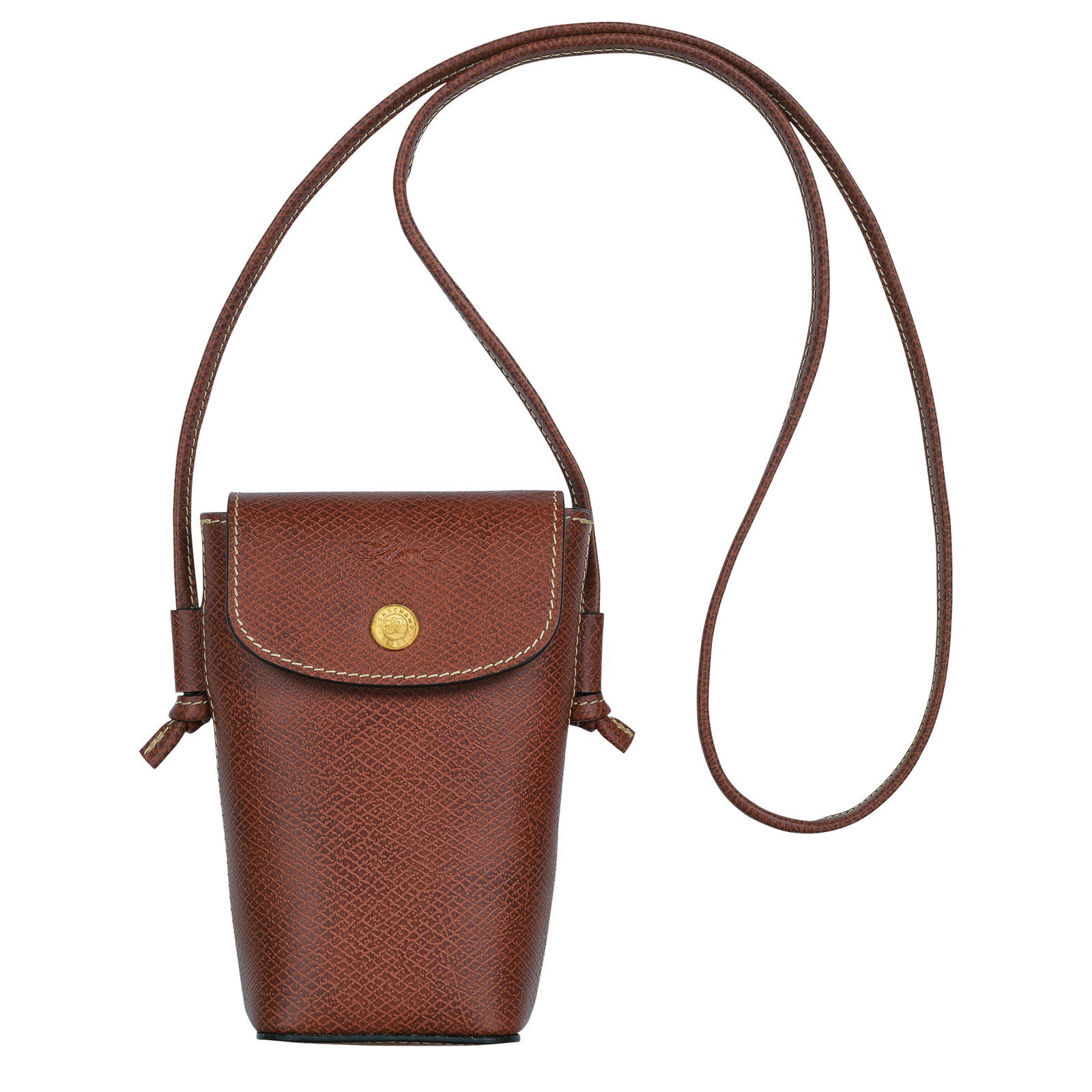 Épure Phone case with leather lace Brown - Leather (34193HYZ035 ...